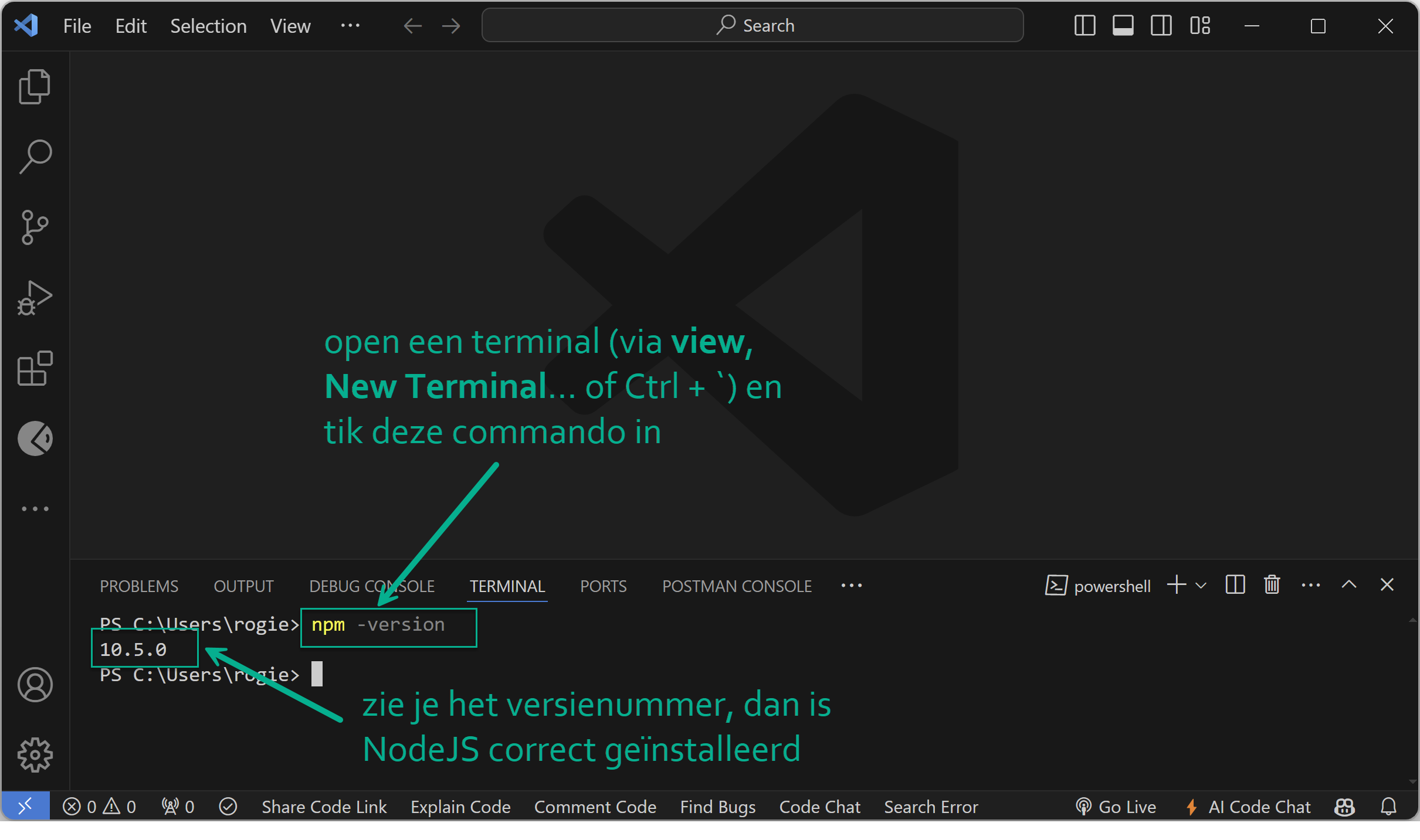 VS Code | Ontwikkelomgeving